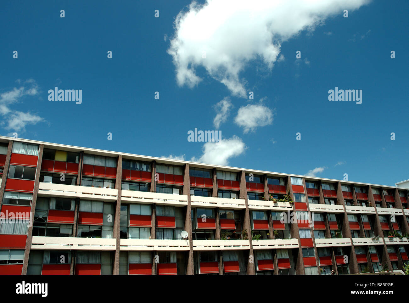 High Rise council flats in the Barbican area of the City of London ...
