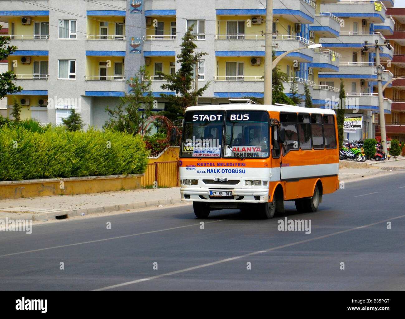 Bus Dolmus main mode of public transport in Turkey Stock Photo, Royalty ...