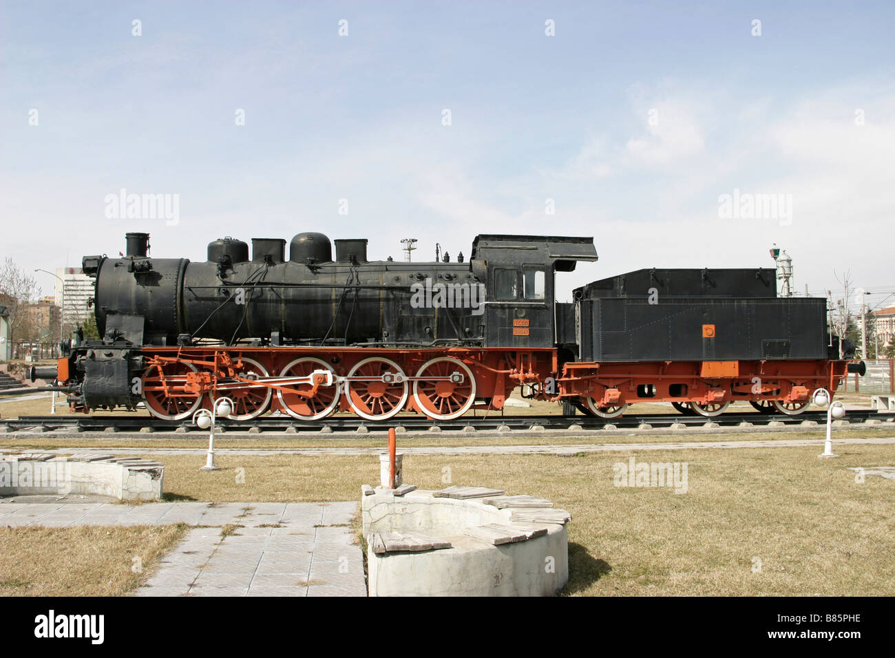 Ankara Turkey Steam engine railway museum Stock Photo - Alamy