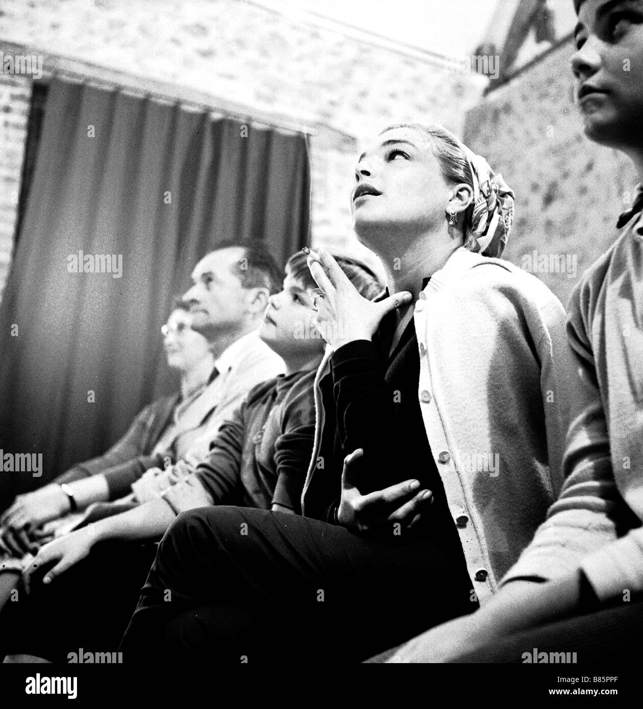 Actress simone signoret Black and White Stock Photos & Images - Alamy
