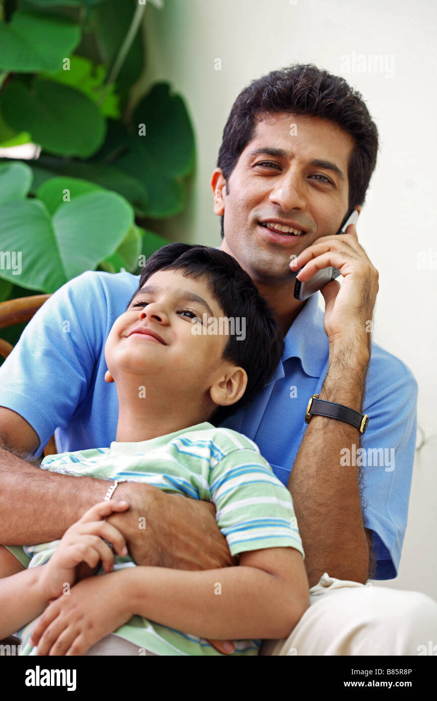 Father and son Stock Photo - Alamy