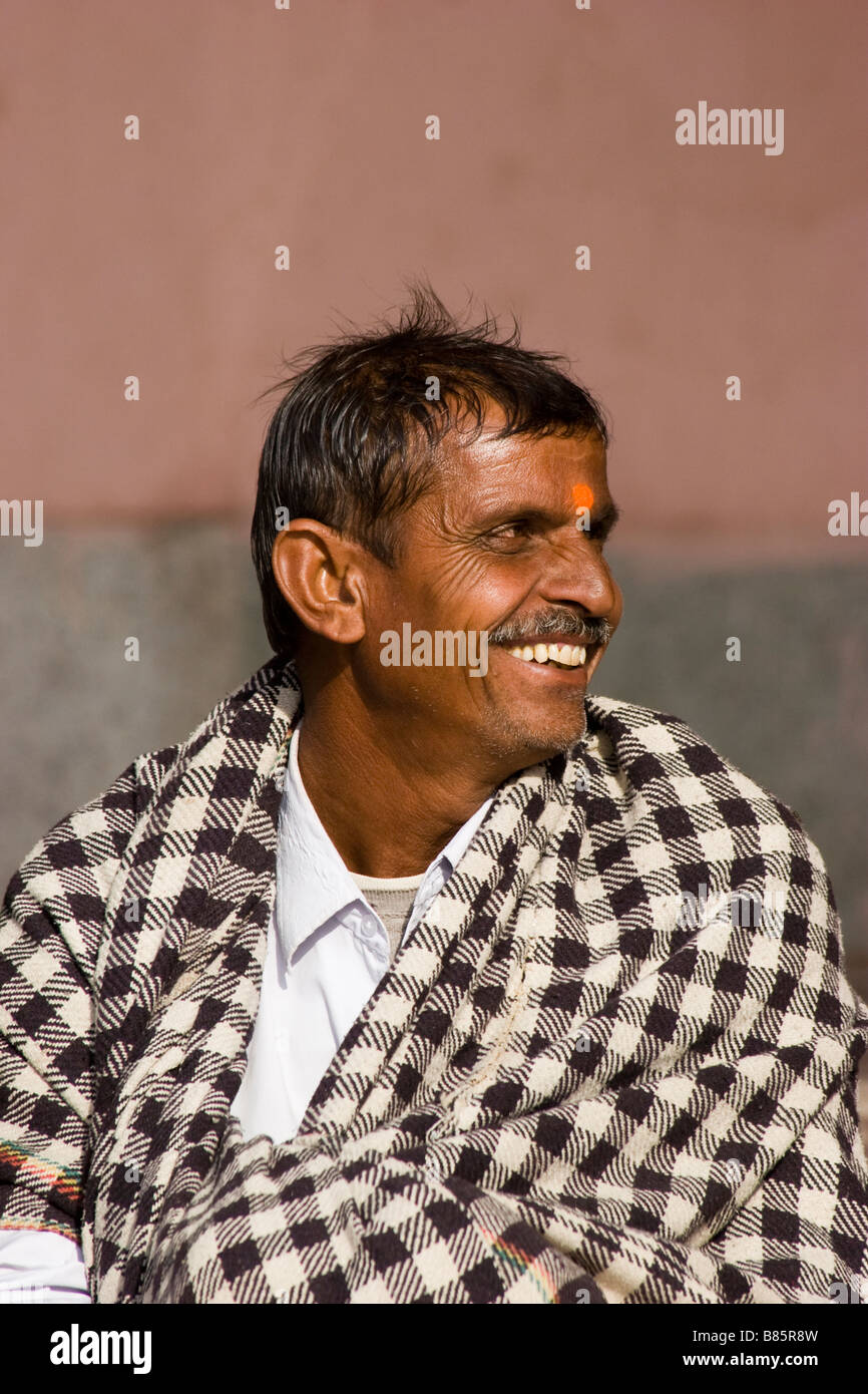Hinduism smile happy adult male hi-res stock photography and images - Alamy