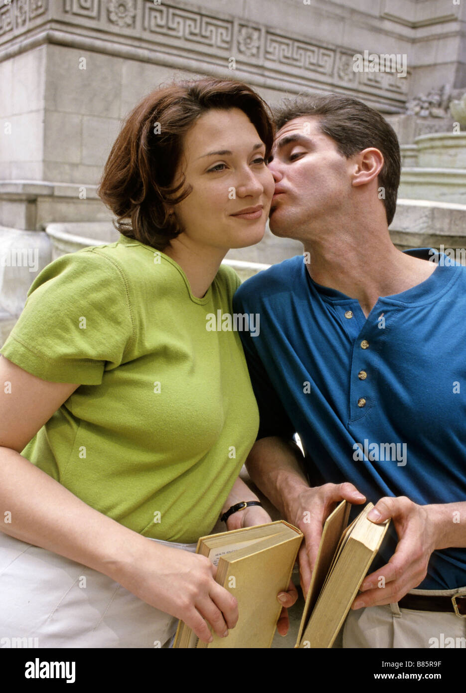 Couple students in love Stock Photo - Alamy