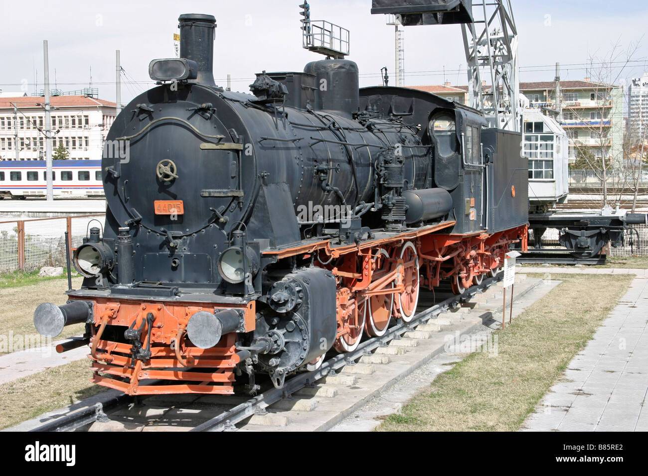 Ankara Turkey Steam engine railway museum Stock Photo - Alamy