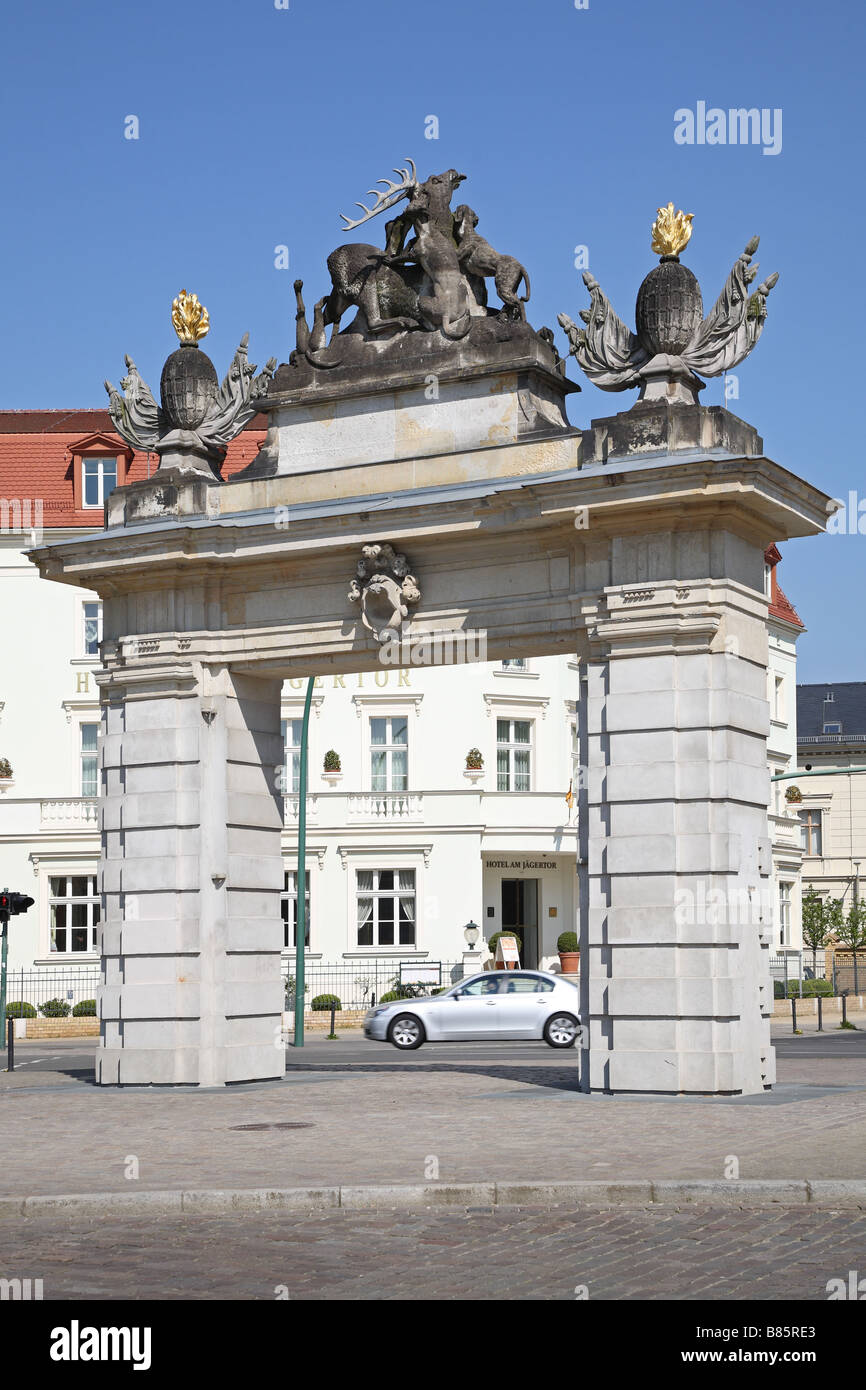 Potsdam Jaeger Tor Gate Stock Photo - Alamy