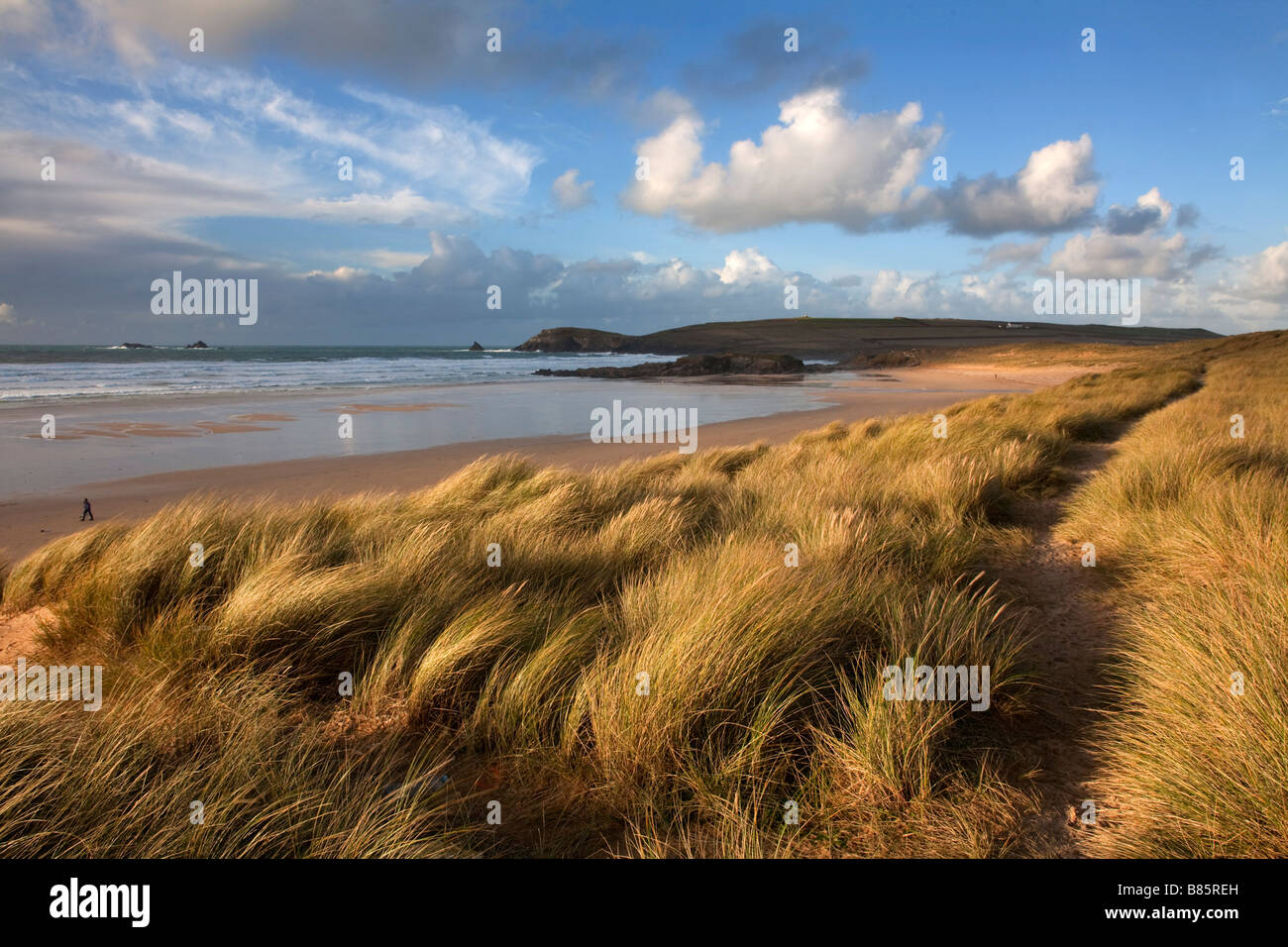 constantine bay cornwall Stock Photo - Alamy