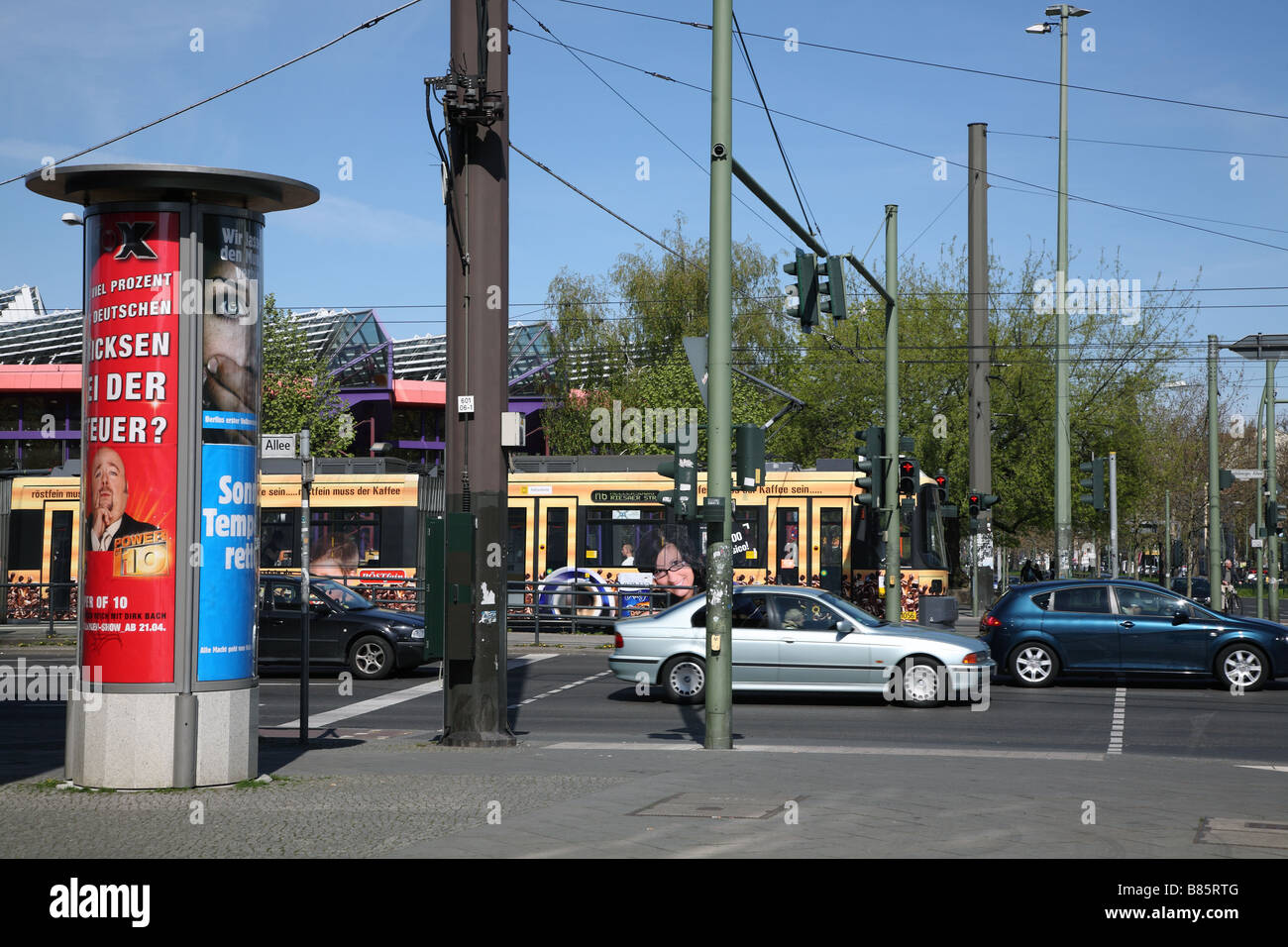 Berlin Lichtenberg Landsberger Allee Stock Photo - Alamy