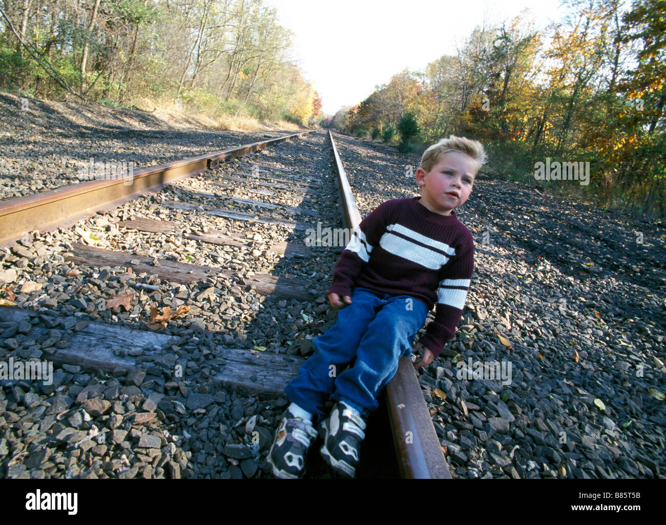 Boy with dilema Stock Photo - Alamy