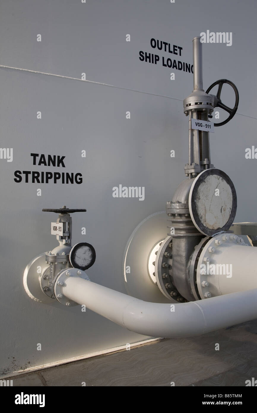 Tank farm valves hi-res stock photography and images - Alamy