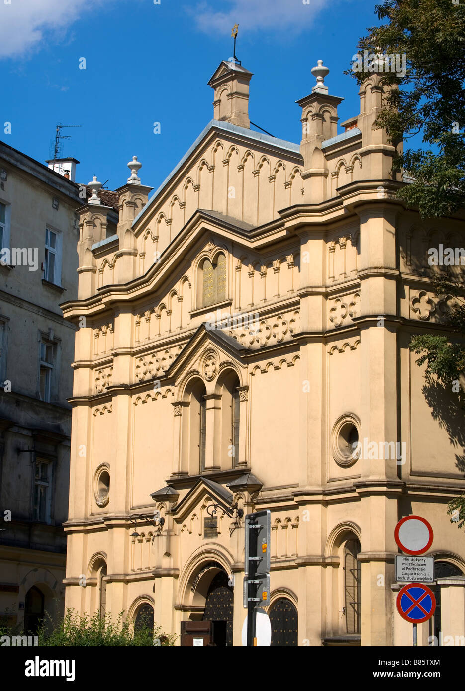 Poland Krakow Tempel Synagogue Kazimierz district Stock Photo - Alamy