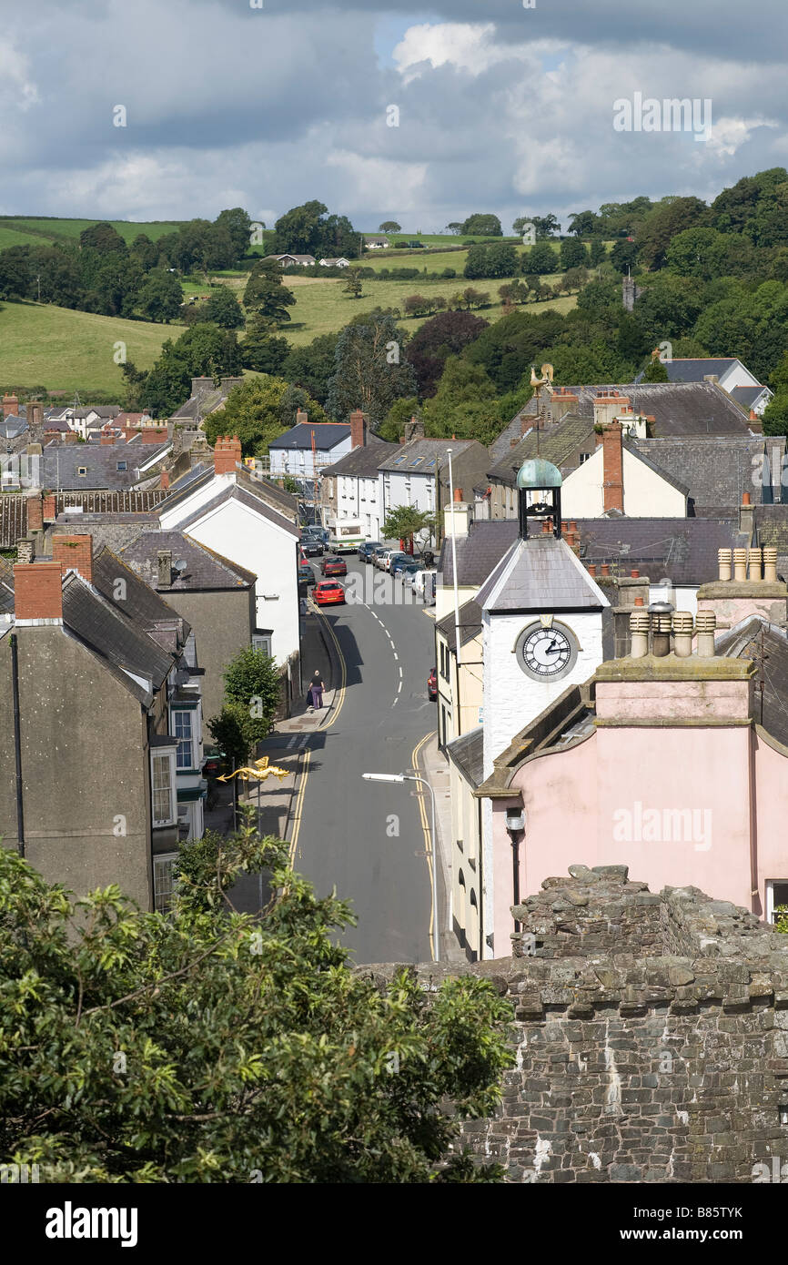 Laugharne town in wales hi-res stock photography and images - Alamy