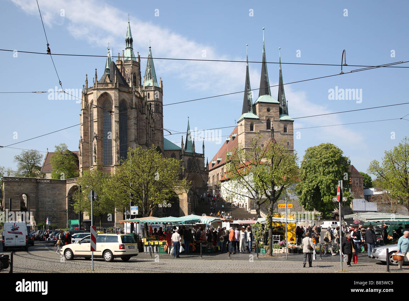 Erfurt domplatz cathedral square hi-res stock photography and images ...