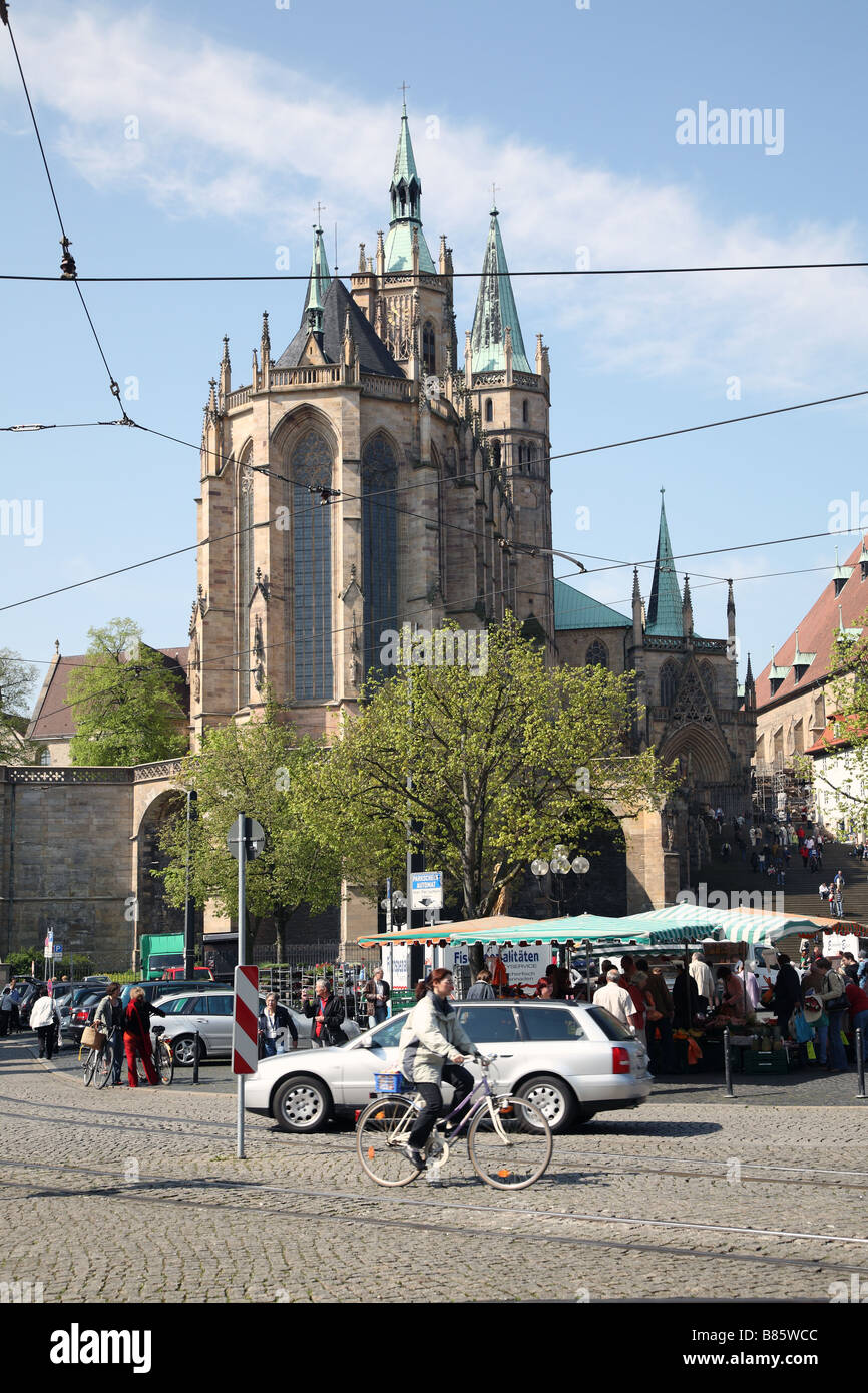 Erfurt domplatz cathedral square hi-res stock photography and images ...