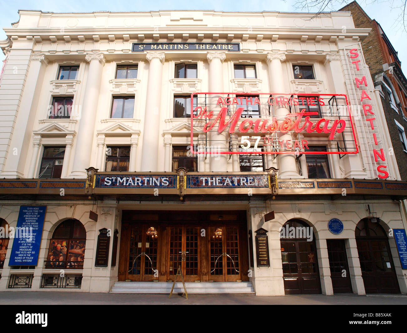 St Martins Theatre The West End London England UK united kingdom Stock ...