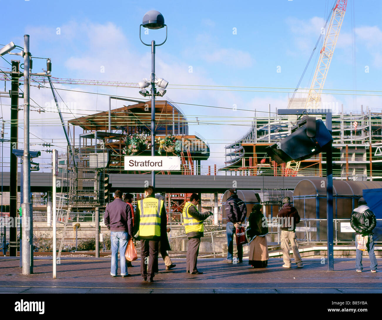 Stratford underground station hi-res stock photography and images - Alamy