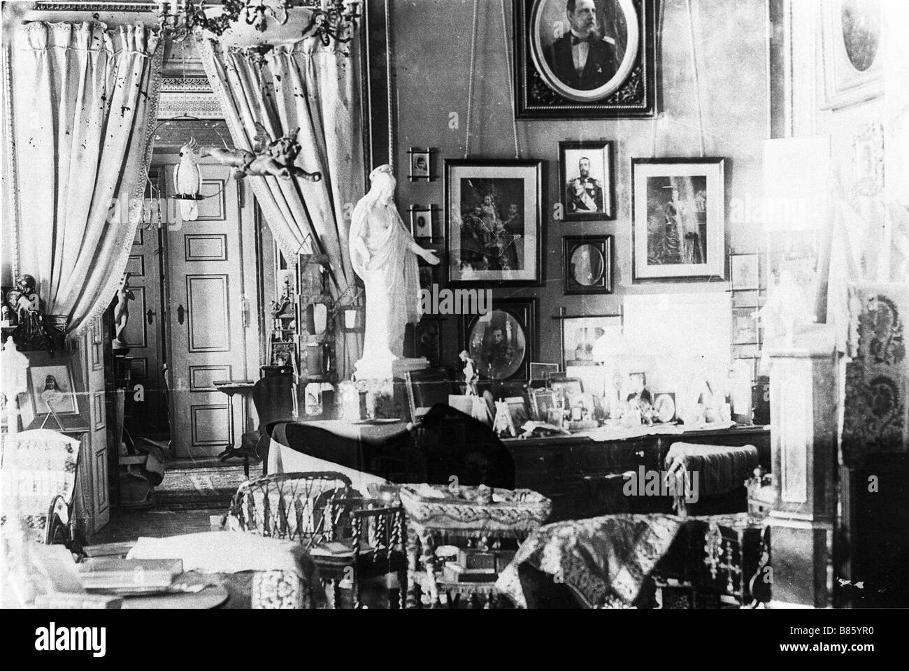 Boudoir grand duchess alexandra josefovna Black and White Stock Photos ...