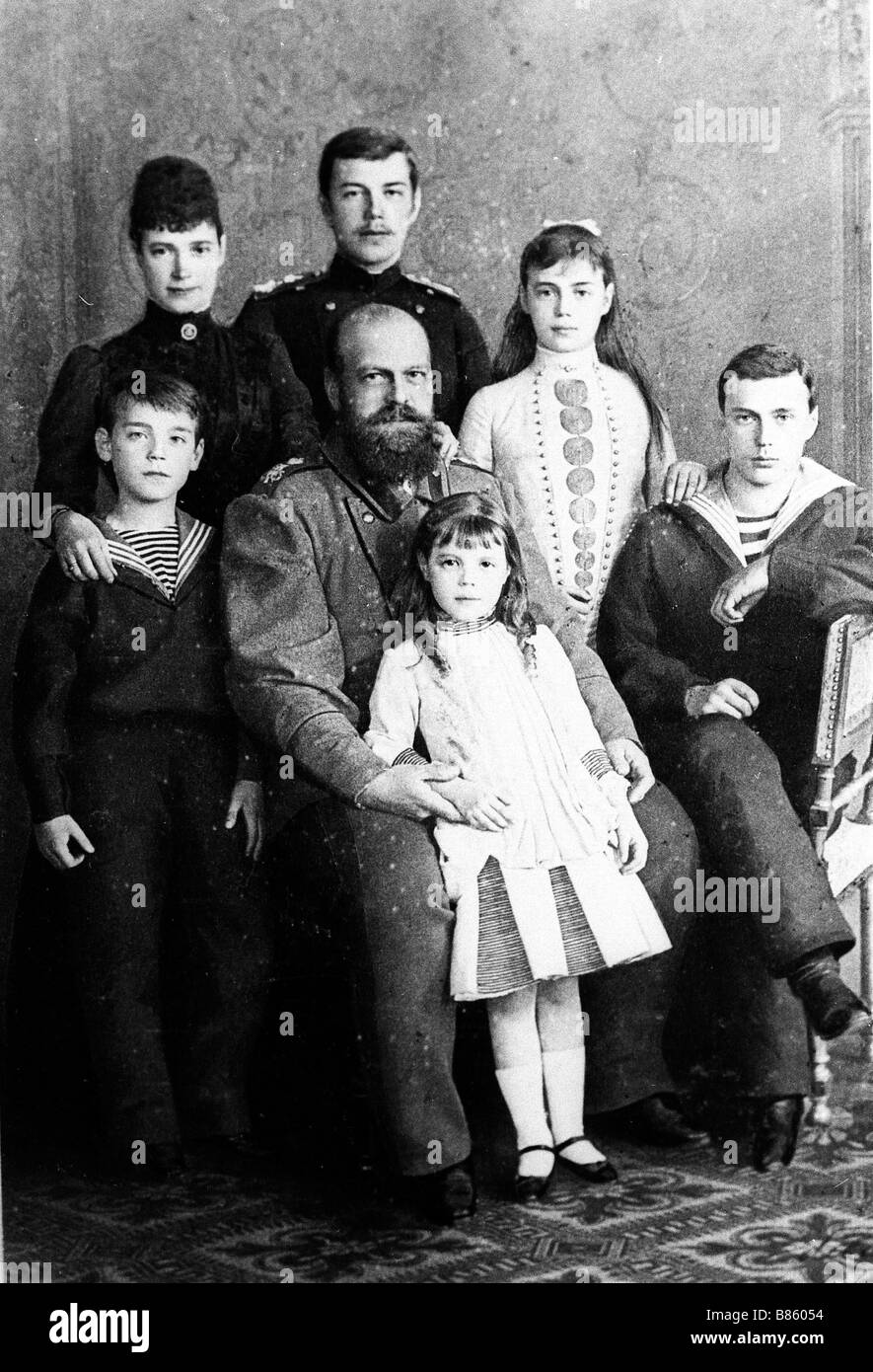 Emperor alexander iii family hi-res stock photography and images - Alamy