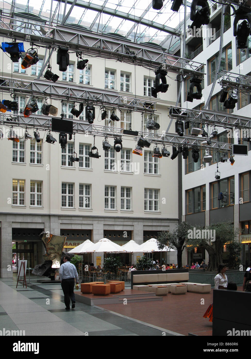 Berlin Unter Den Linden ZDF Zollernhof Stock Photo - Alamy