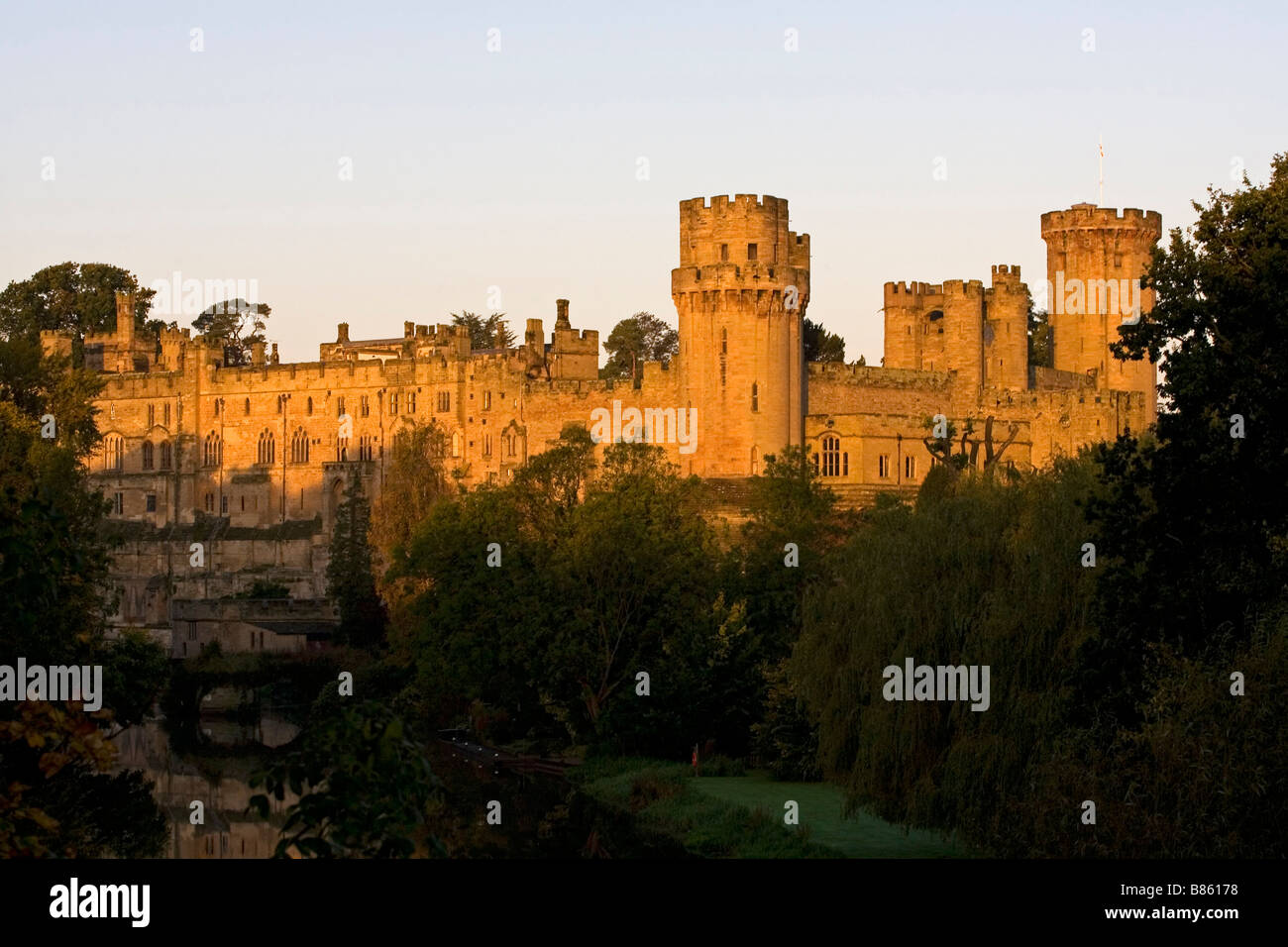 Warwick Castle Warwick England UK Stock Photo - Alamy