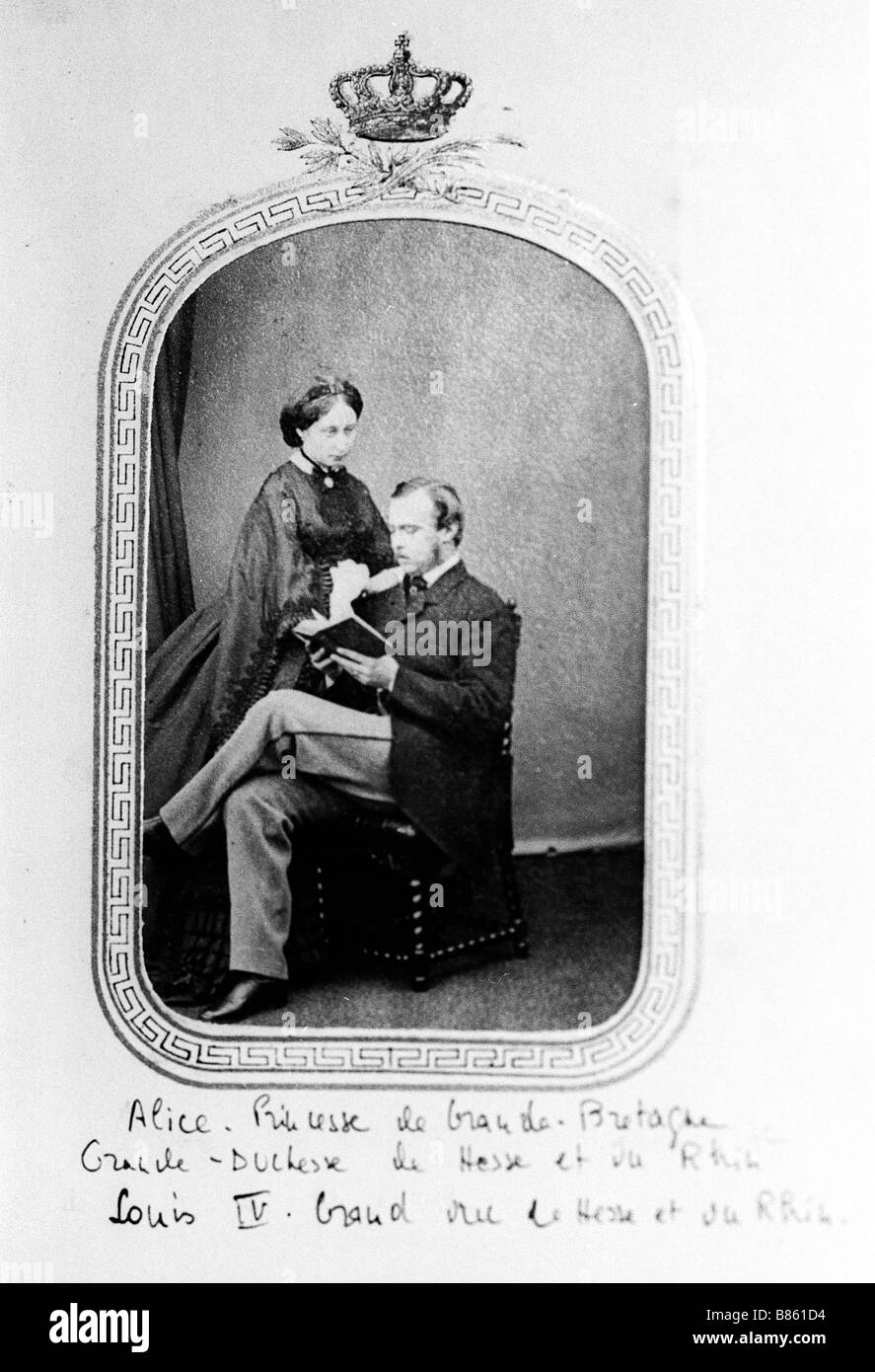 Princess Alice of Great Britain with her husband Grand Duke Louis IV of ...