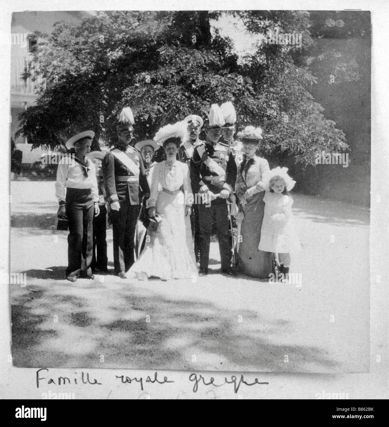 The Greek royal family Stock Photo - Alamy