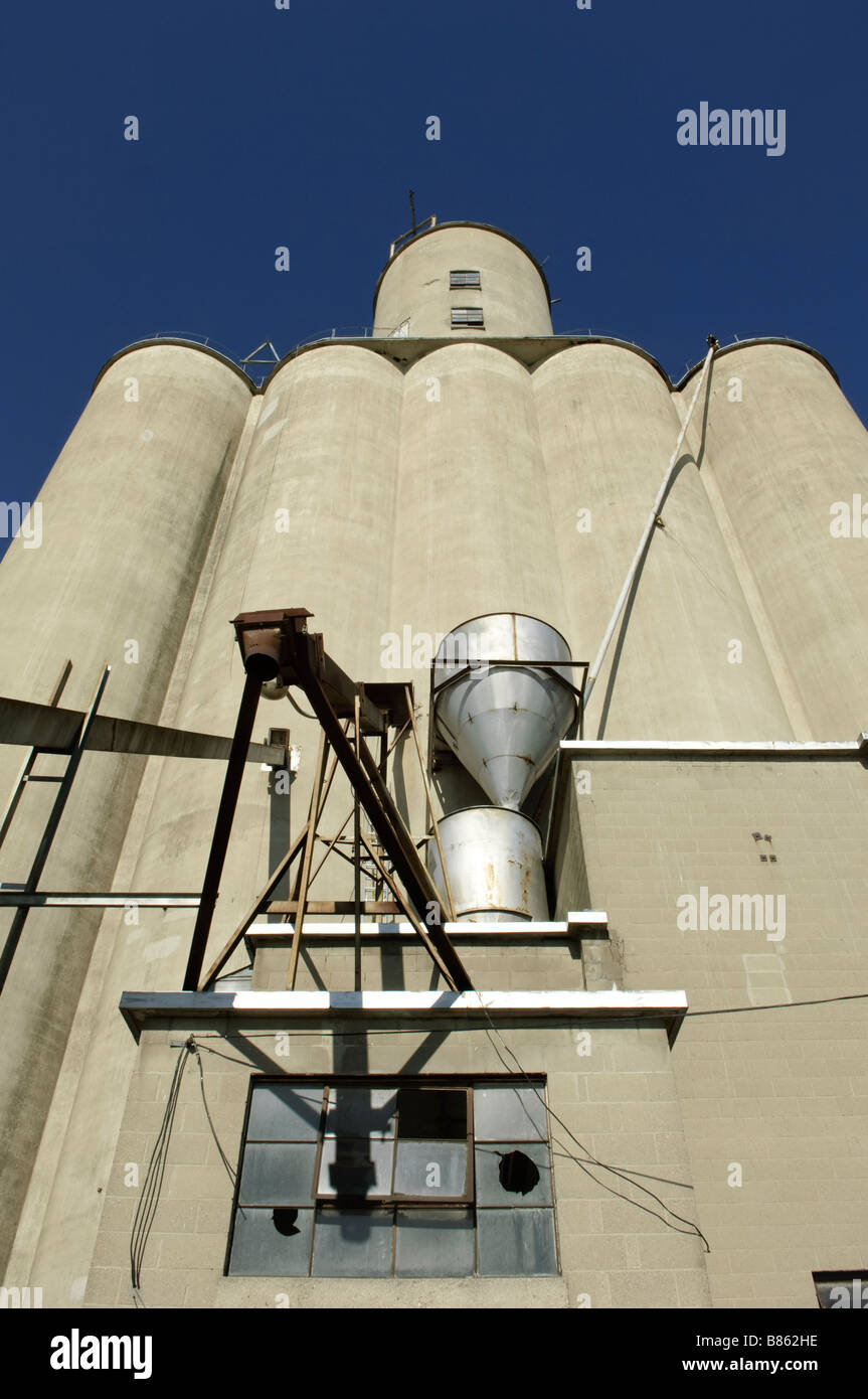Sanitary Flour building in Ionia Michigan USA Stock Photo - Alamy
