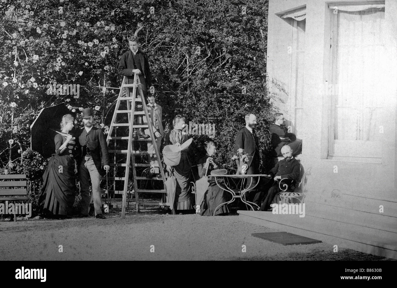 Entourage Black and White Stock Photos & Images - Alamy