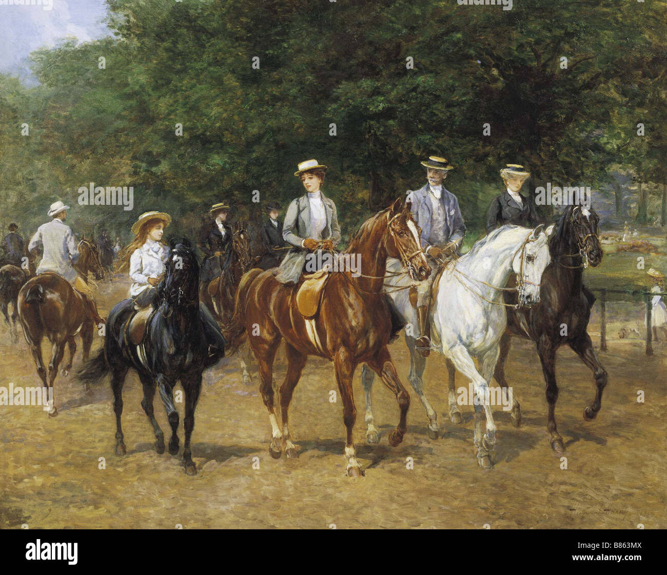 Hardy, The Morning Ride Stock Photo - Alamy