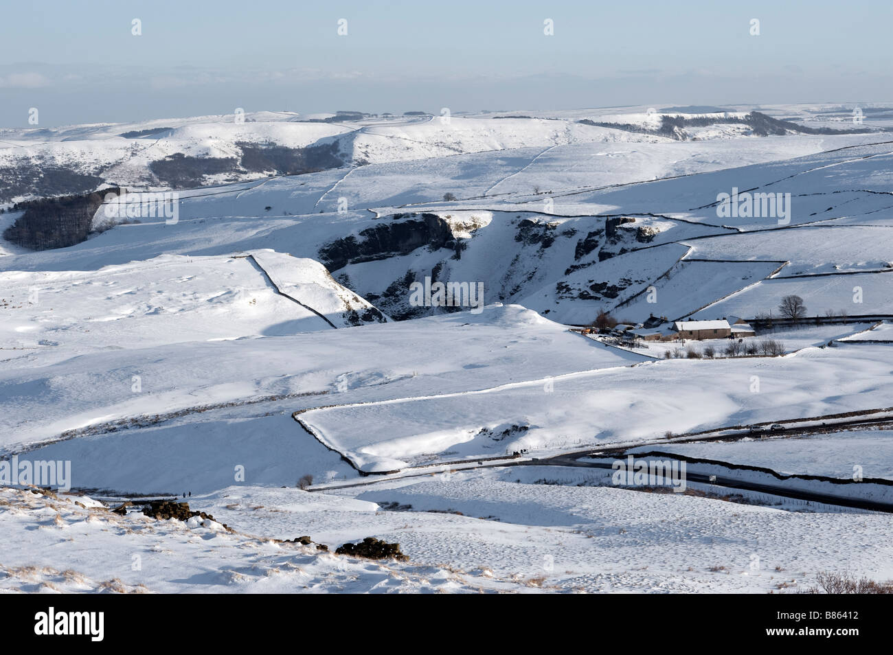 Winnatts pass snow hi-res stock photography and images - Alamy