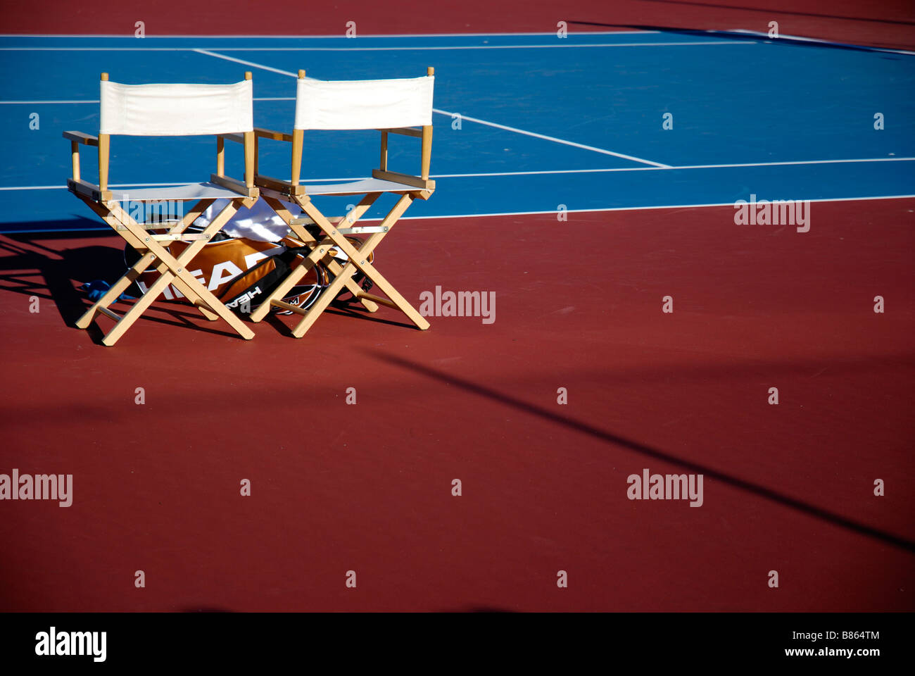 Tennis players seats hi-res stock photography and images - Alamy