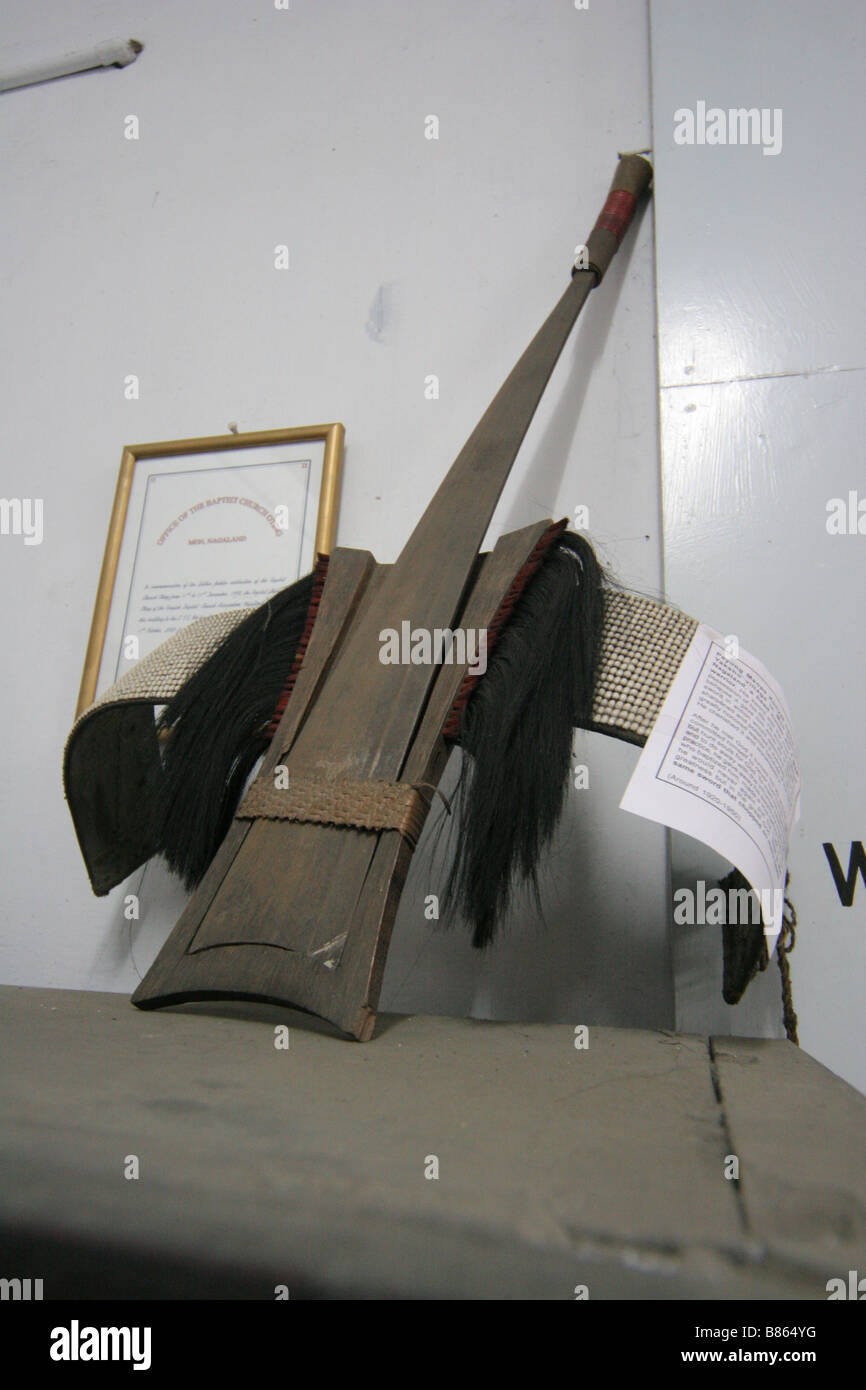 Head Chopper (cuter) from the Head hunter tribe from Assam India Stock ...