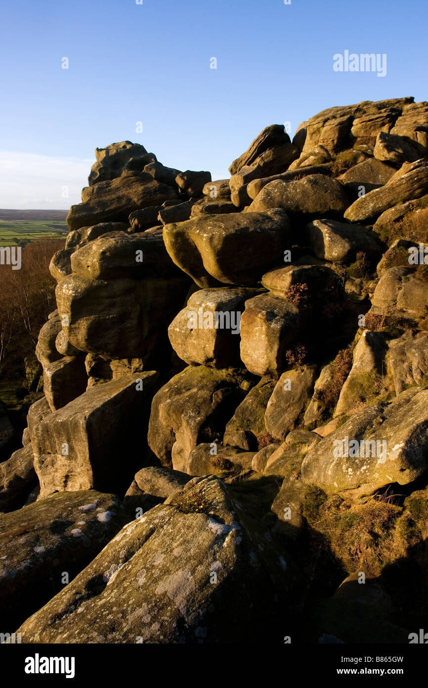 Brimham Rocks North Yorkshire England UK Stock Photo - Alamy