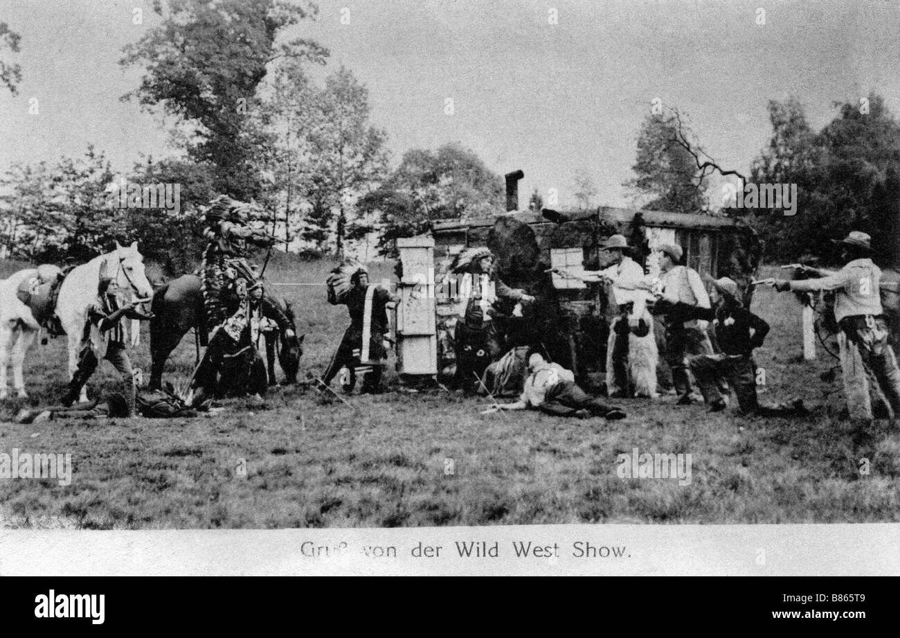 Buffalo bills wild west show hi-res stock photography and images - Alamy