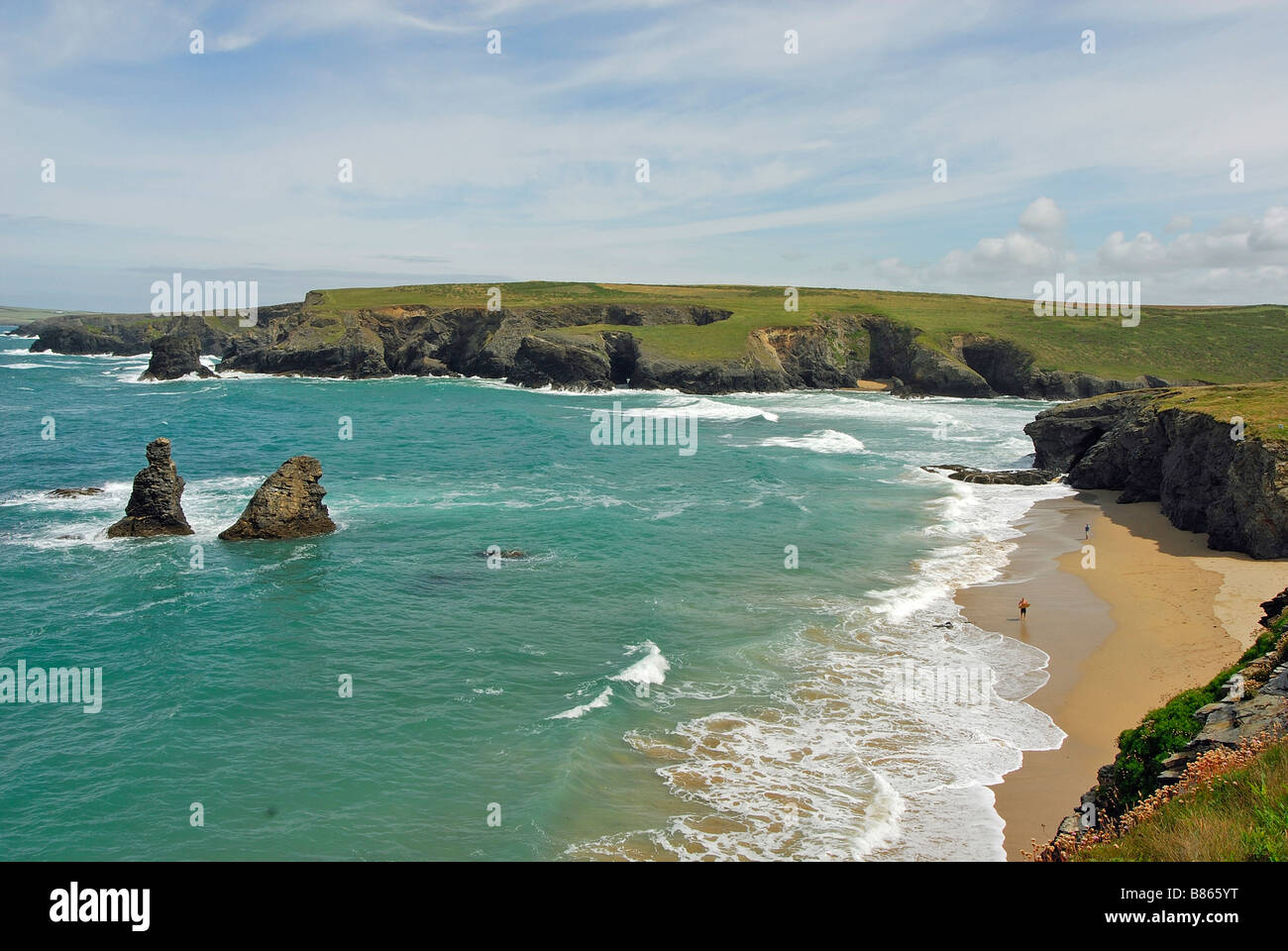 Porthcothan Bay Cornwall UK Stock Photo - Alamy