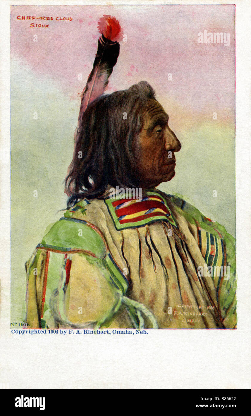 Chief red cloud hi-res stock photography and images - Alamy