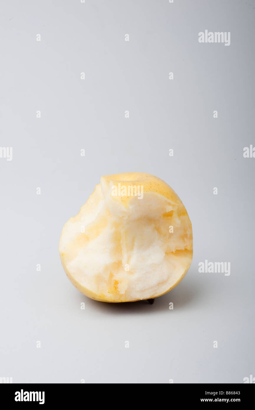 A set of six images of an apple being eaten on white background For the ...