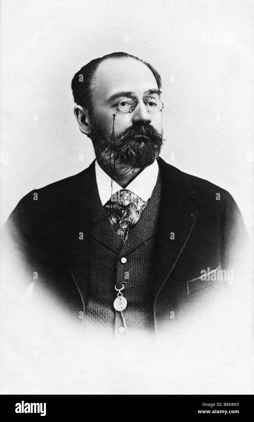 Portrait of emile zola Black and White Stock Photos & Images - Alamy