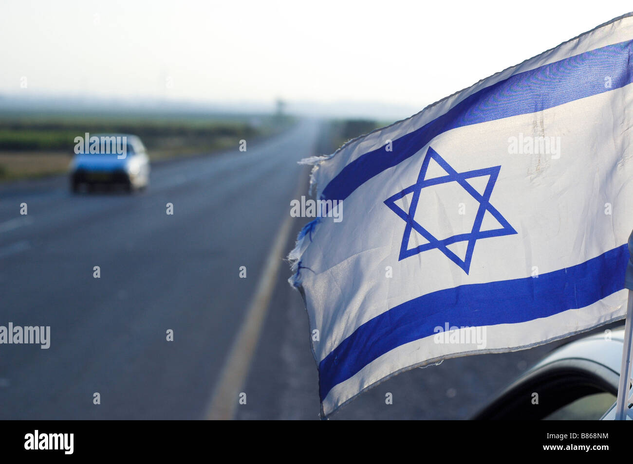 Israeli flag car hi-res stock photography and images - Alamy