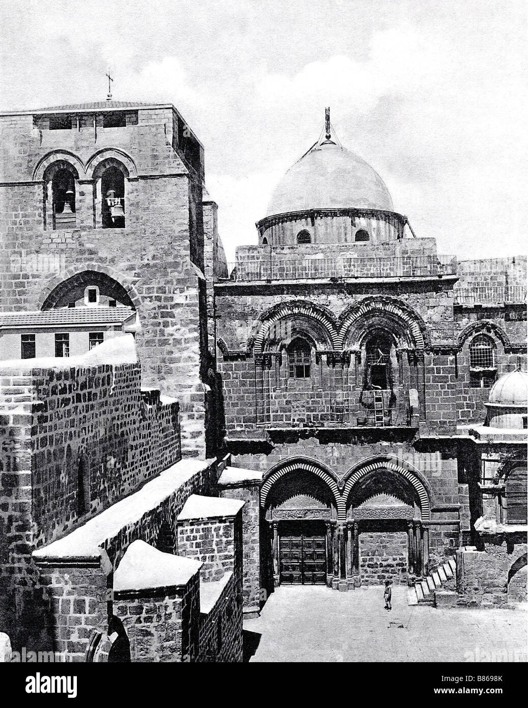 Felix bonfils 1831 1885 facade of the holy sepulchre in jerusalem hi ...