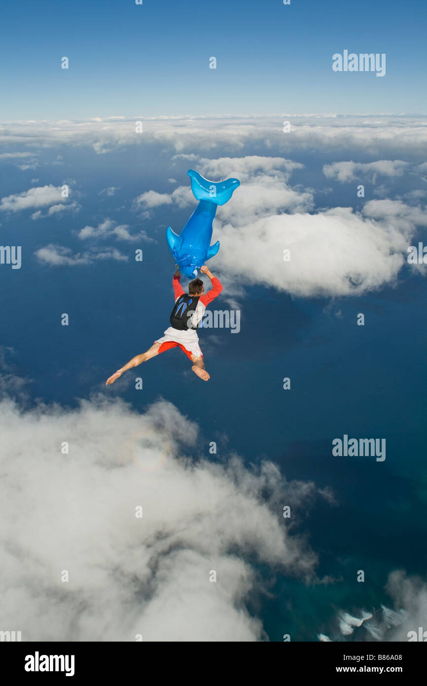 Diving with a air toy out of a plane hi-res stock photography and ...