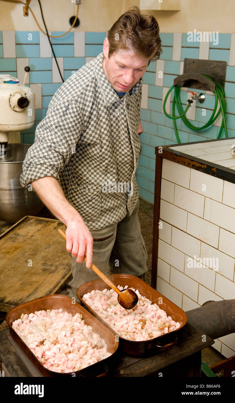 traditional pig sticking Czech Republic Stock Photo - Alamy