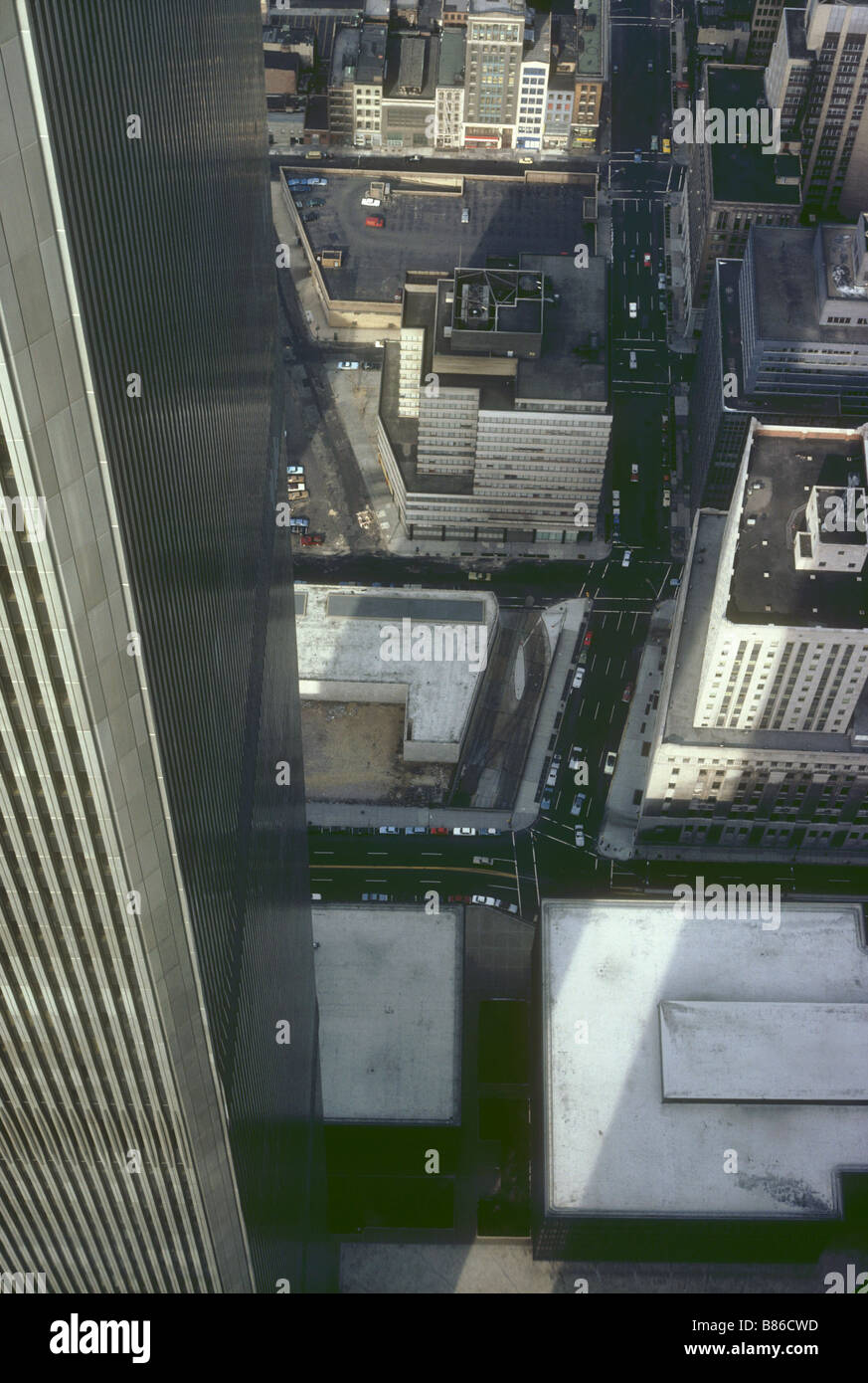 Aerial view of Manhattan's financial district Stock Photo - Alamy