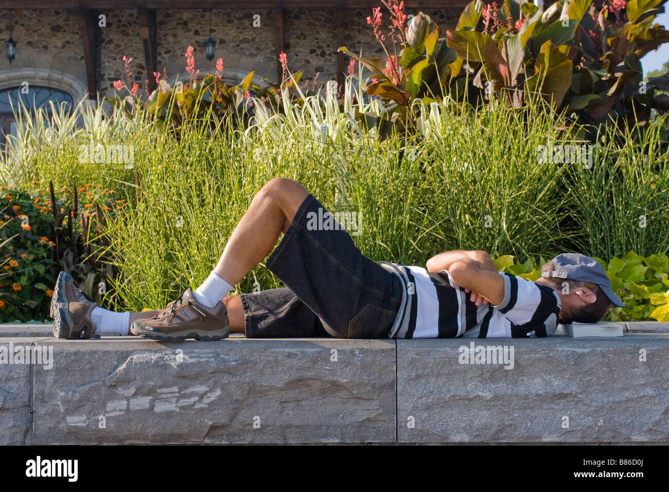 Runner lying down hi-res stock photography and images - Alamy