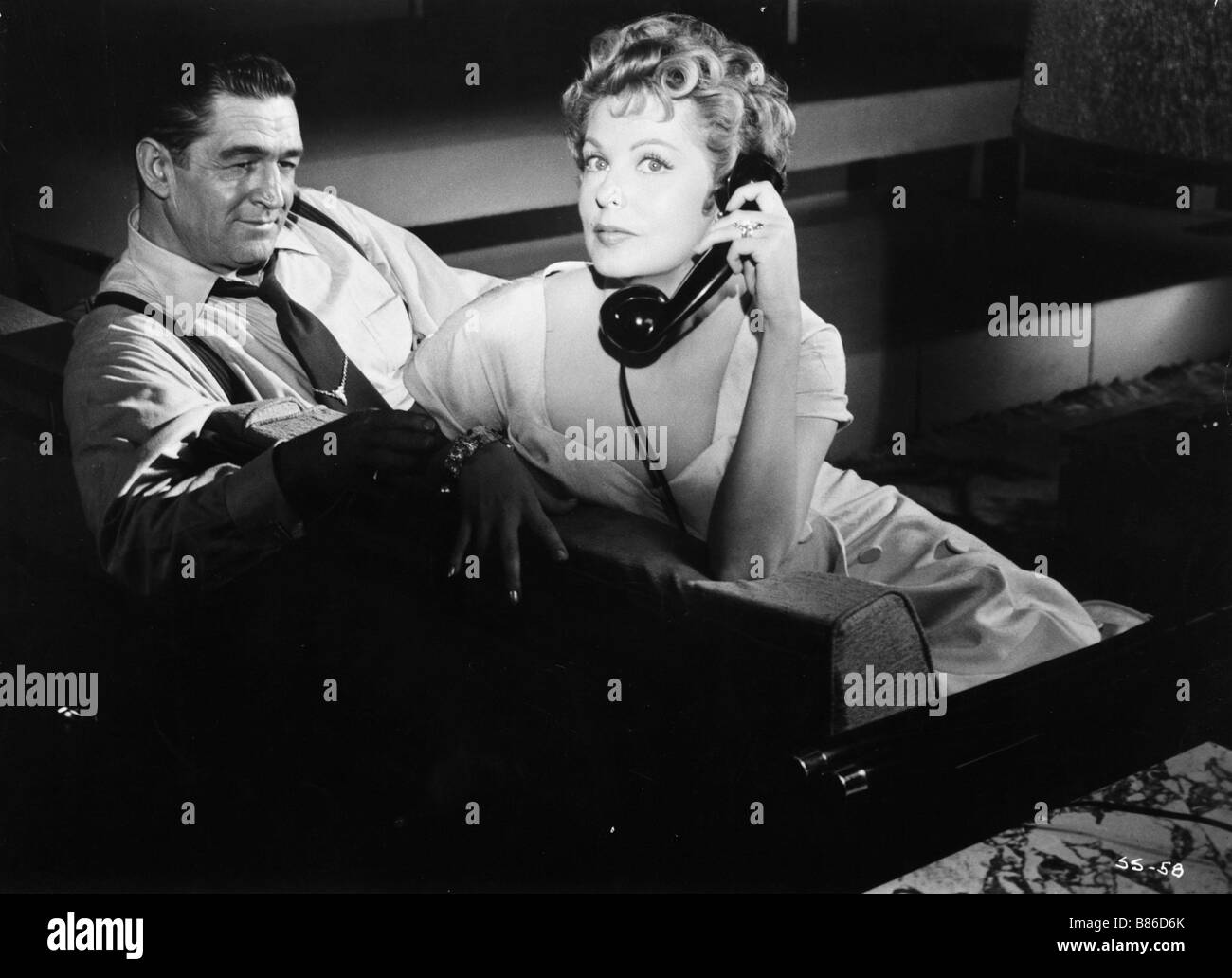 Slightly Scarlet Year : 1956 USA Arlene Dahl, Ted de Corsia Director ...