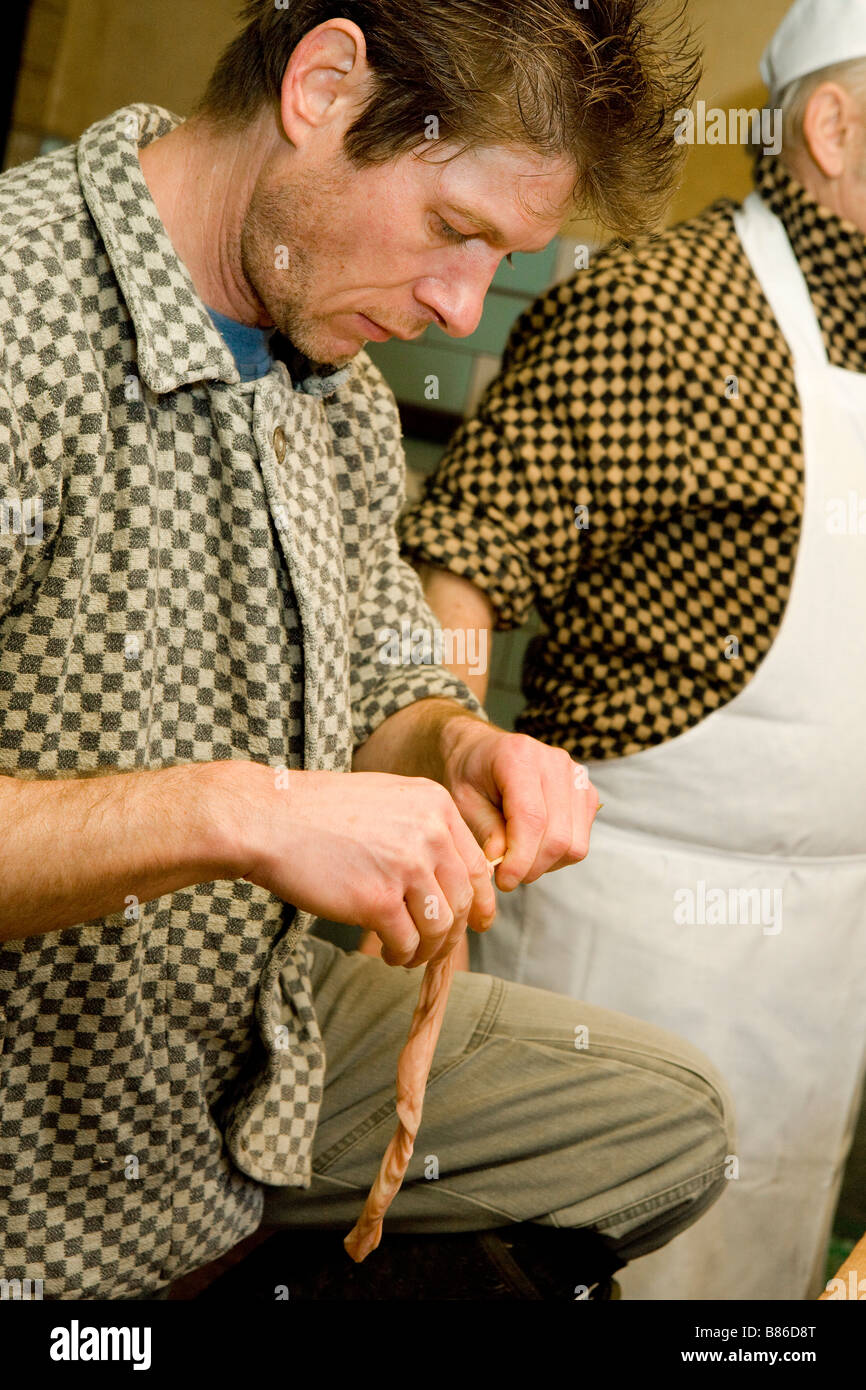 traditional pig sticking Czech Republic Stock Photo - Alamy