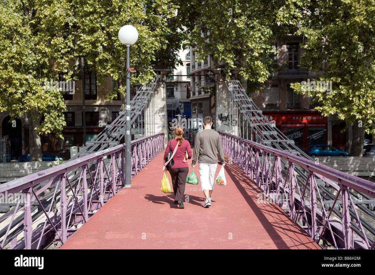 Passerelle st vincent bridge hi-res stock photography and images - Alamy