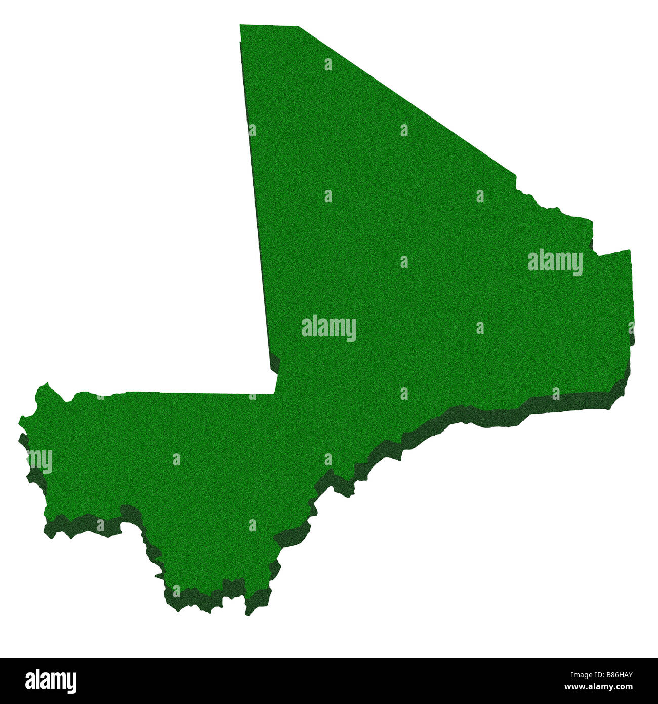 Mali map malian country Cut Out Stock Images & Pictures - Alamy