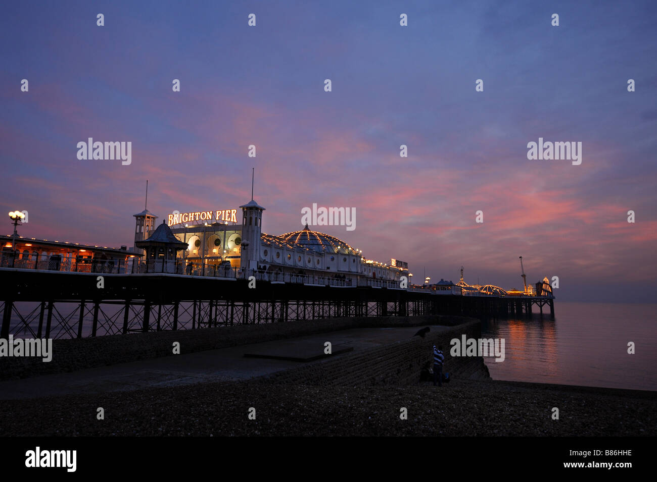 Brighton winter scene hi-res stock photography and images - Alamy