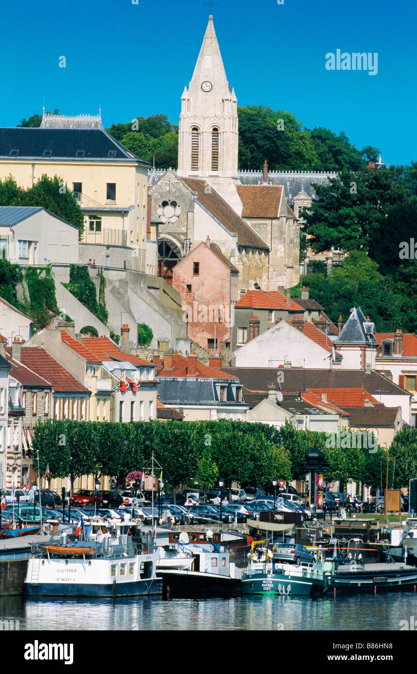 CONFLANS SAINTE HONORINE YVELINES ILE DE FRANCE FRANCE Stock Photo - Alamy