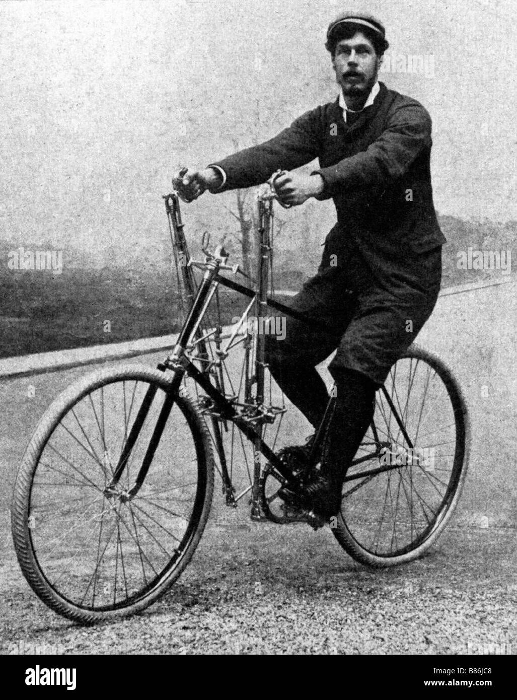 The Valère bicycle exhibited at the Cycle Exhibition in 1896 Stock ...